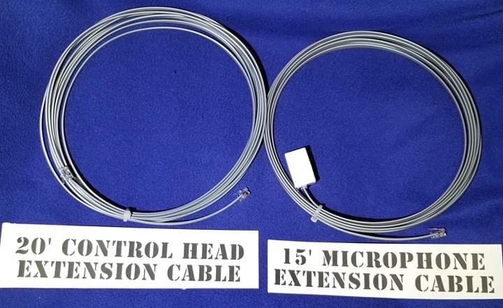 FTM-400, FTM-400xbr, FTM-100DR Control Head Extension Cable and ...