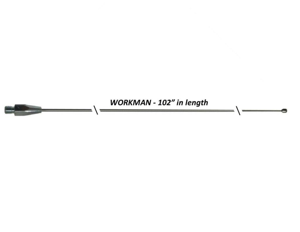 Heavy Duty CB Antenna Hustler 102-Inch Stainless Steel CB Antenna ...